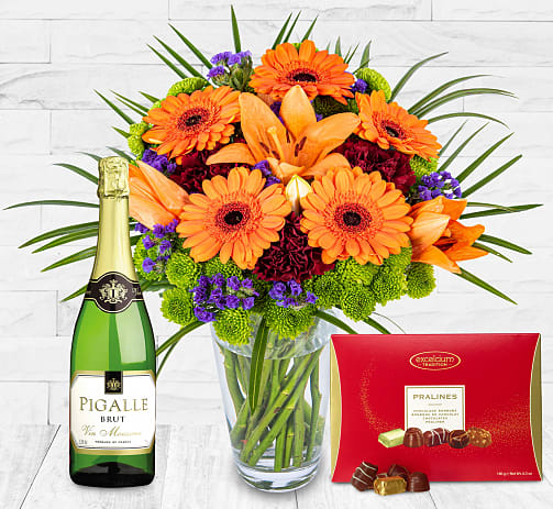 Flower Gift Sets | Exquisite Bouquets & Thoughtful Extras | 123 Flowers