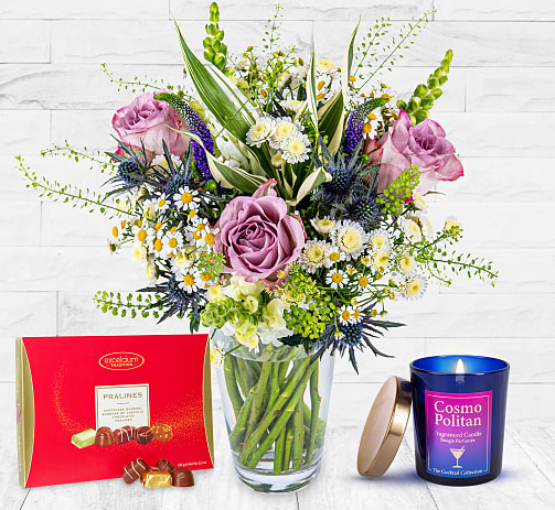 Flower Gift Sets | Exquisite Bouquets & Thoughtful Extras | 123 Flowers